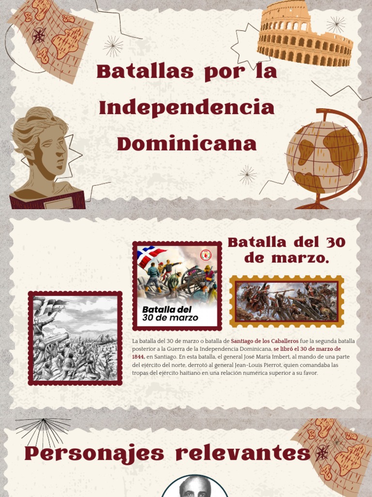 Batallas Por La Independencia Dominicana | PDF | Conflictos del segundo ...