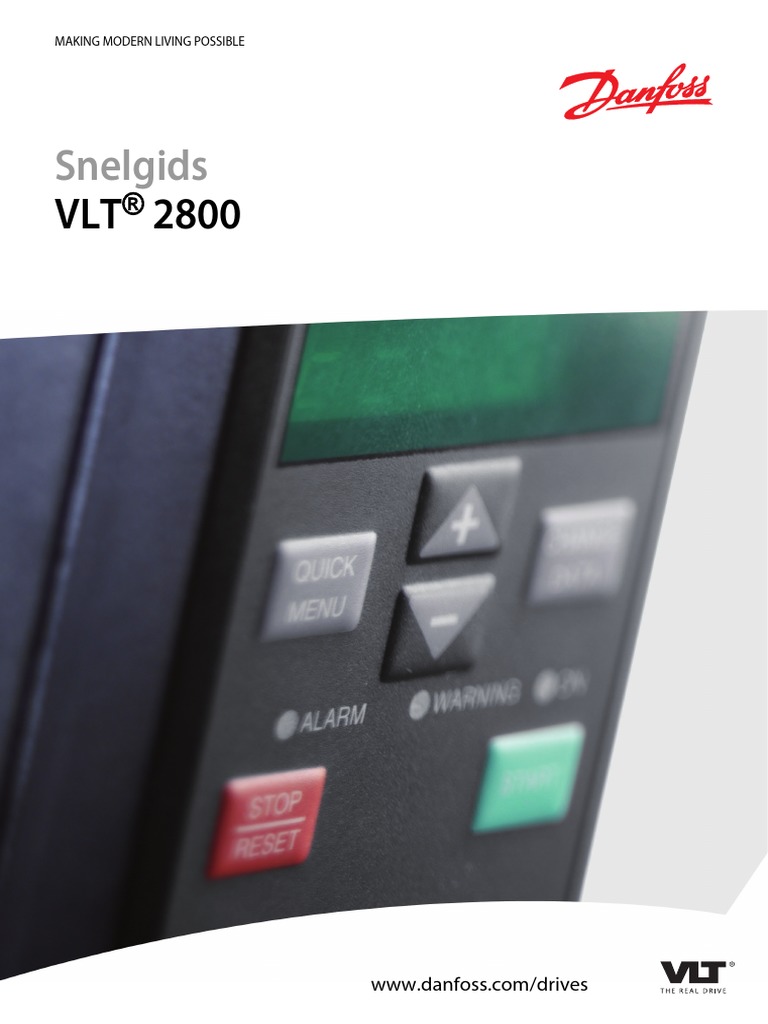 Danfoss VLT 2800 Handleiding | PDF