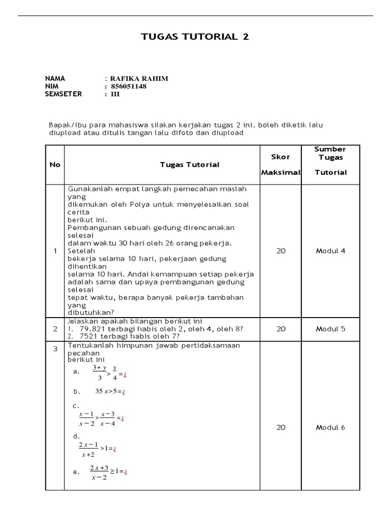 TT2 Matematika Fixx | PDF | Metode & Bahan Ajar