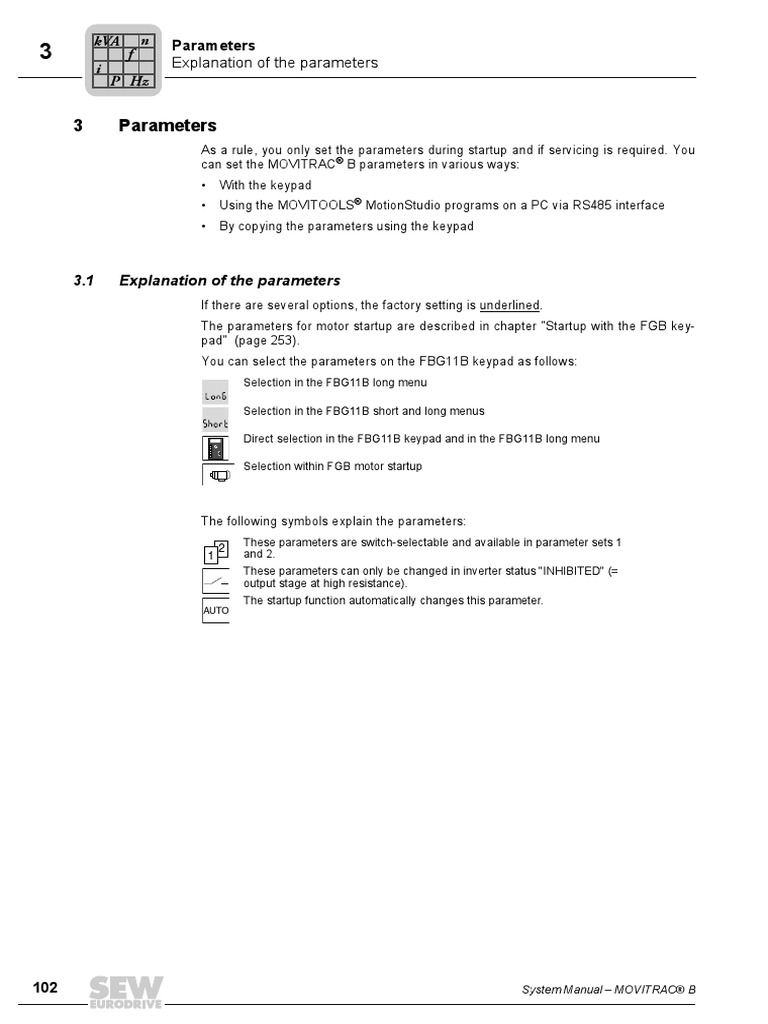 MOVITRAC Sew B - System Manuals - 2011-09 | PDF | Power Inverter ...