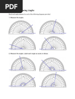 Angles and Lines Worksheet (Grade 6) | PDF | Angle | Elementary Mathematics