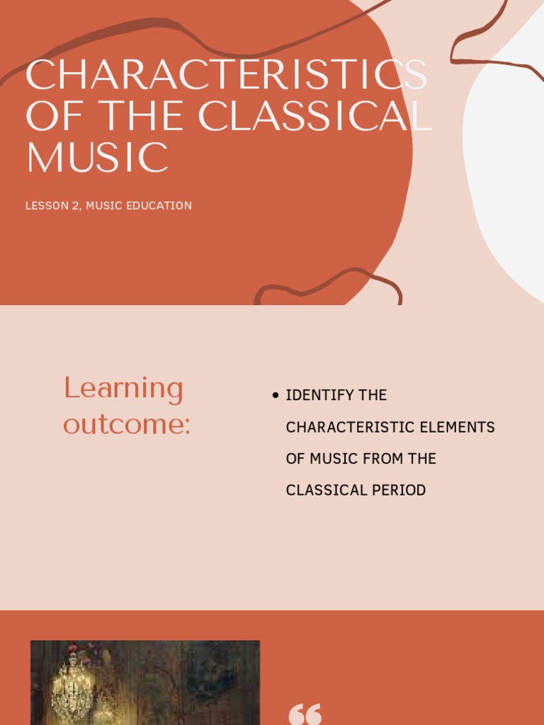 Lesson 2 Classical Music G2 Presentation | PDF | Classical Period ...