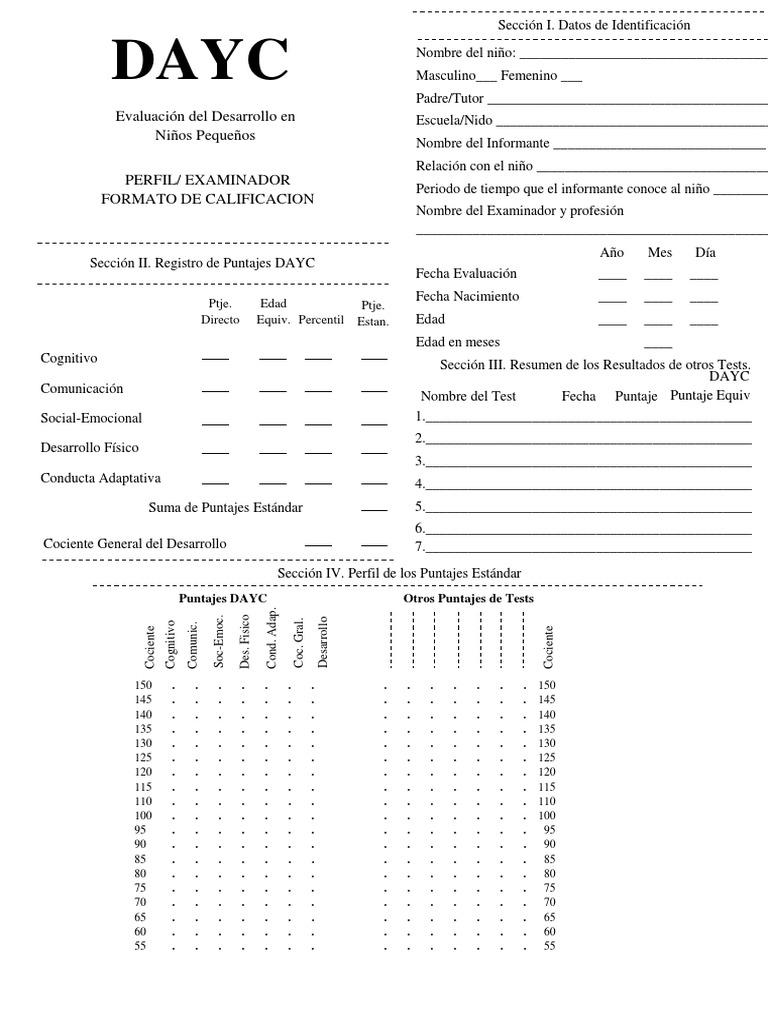 Dayc | PDF | Juguetes | Cognición