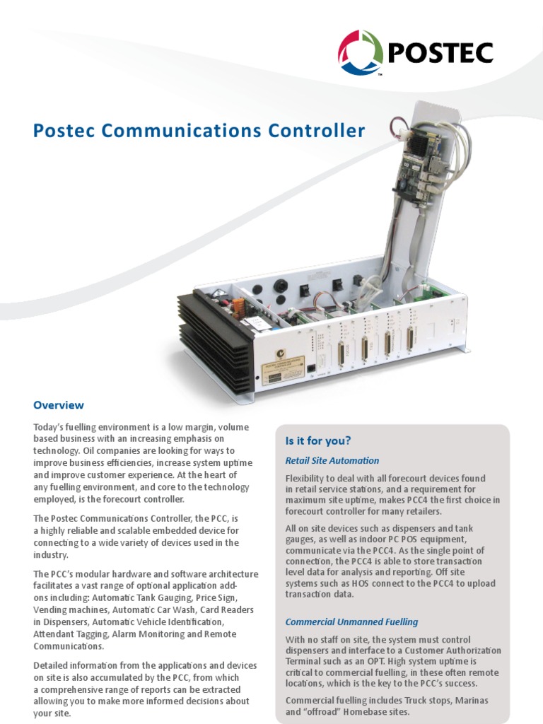 Postec PCC Brochure | PDF | Point Of Sale | Personal Computers