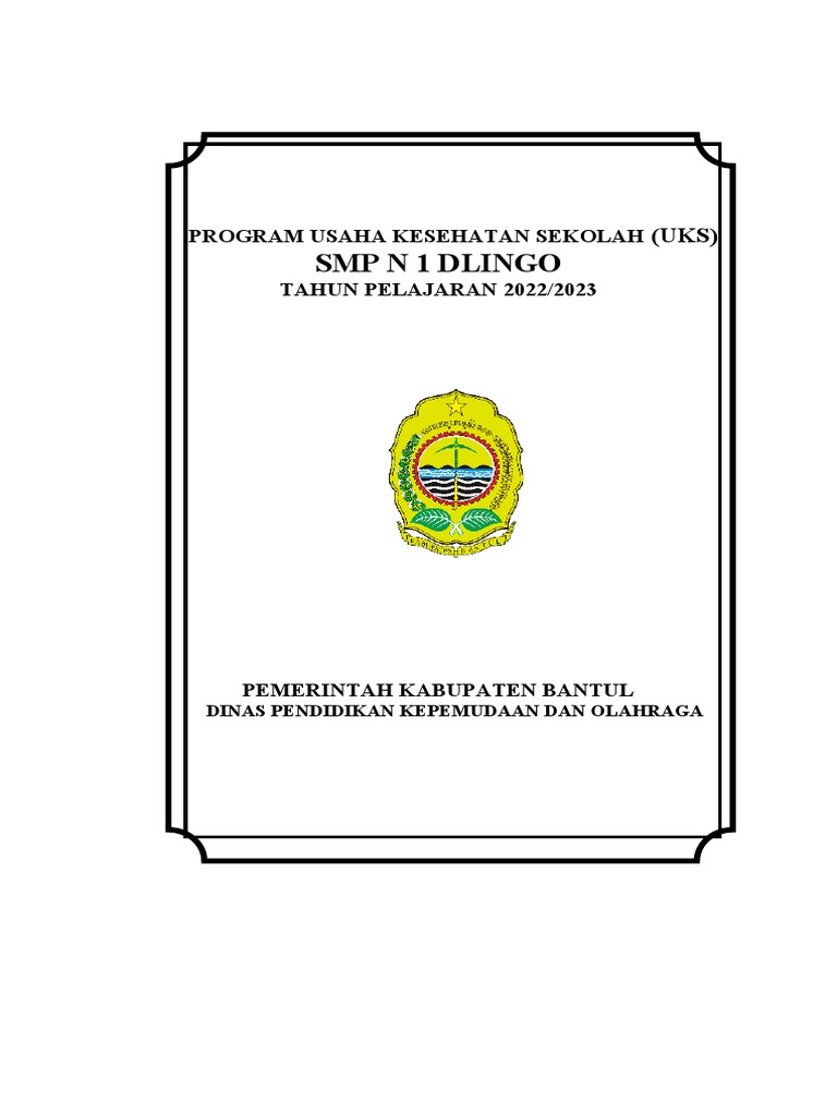 Contoh Program UKS UPTD SDN 3 Malati | PDF
