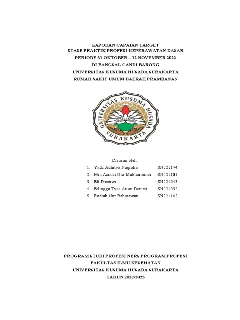 Laporan Pencapaian Target Revisi | PDF