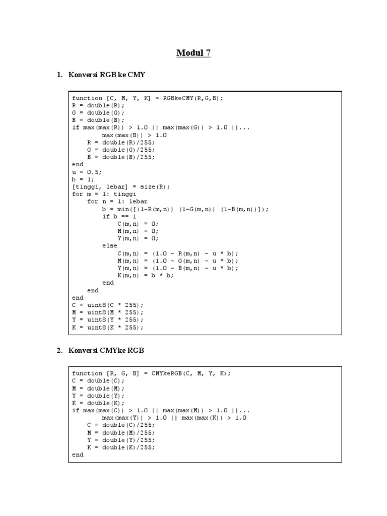 Modul 7 | PDF | Visual Perception | Applied Mathematics