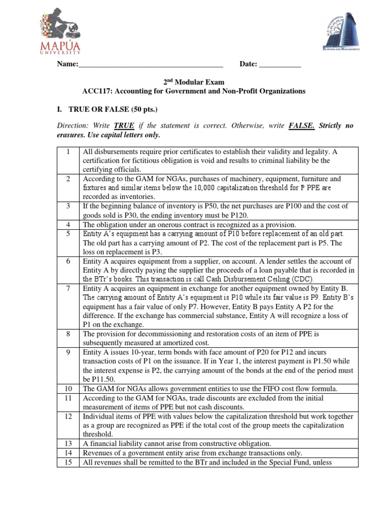 ACC117-CON09 Module 2 Exam | PDF | Debits And Credits | Payments