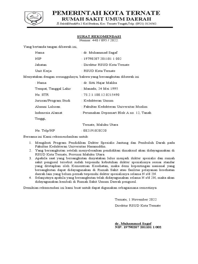 Rsud Kota With Kop Unhas | PDF