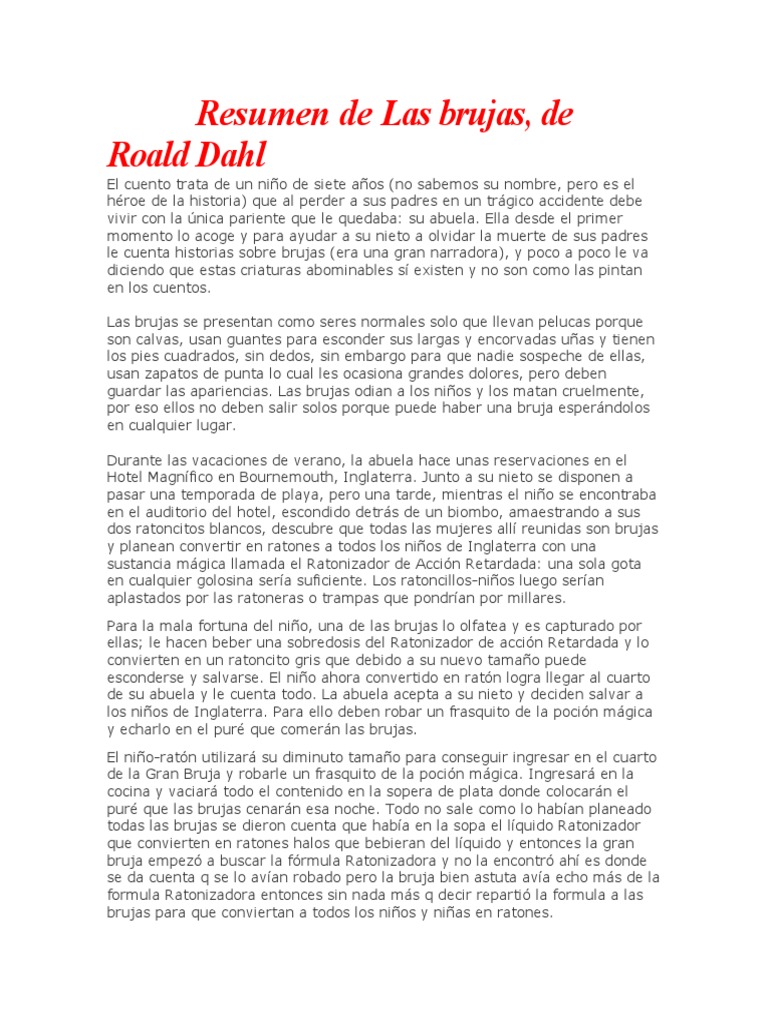 Resumen de Las Brujas | PDF