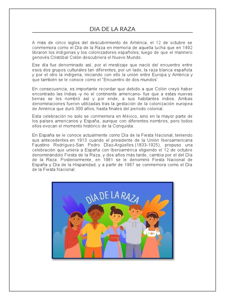 Dia de La Raza | PDF