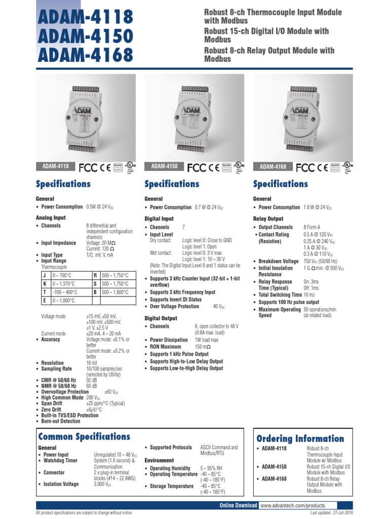 Adam 415020160804092939 | PDF | Relay | Thermocouple