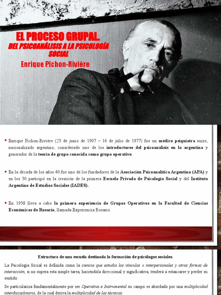 Enrique Pichon-Rivière | PDF | Esquema (psicología) | Sicología