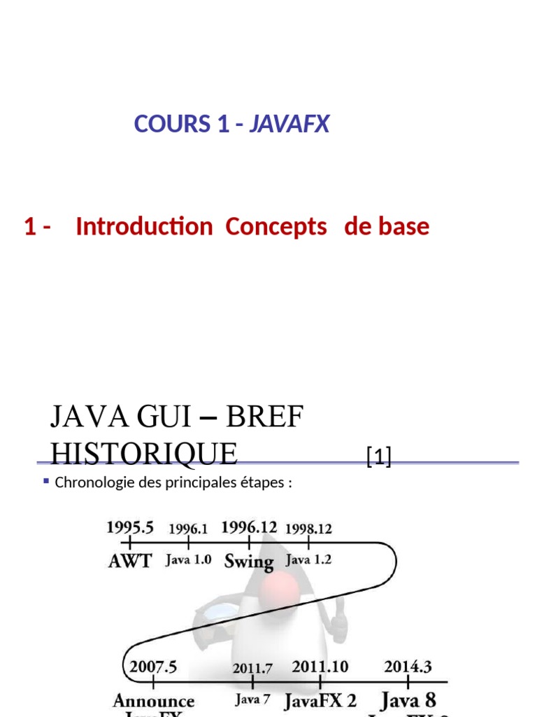 Cours1 javaFX Rosemont | PDF | Java (Langage de programmation) | Logiciel multiplateforme