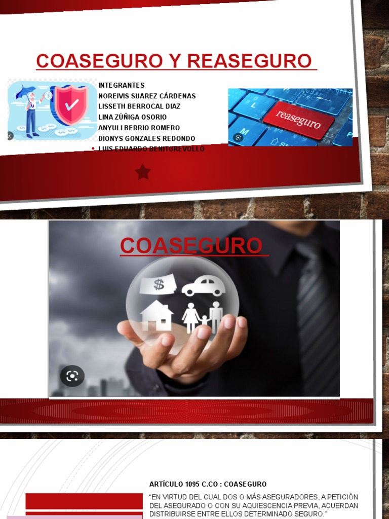 Coaseguro y Reaseguro | PDF | Reaseguro | Seguro