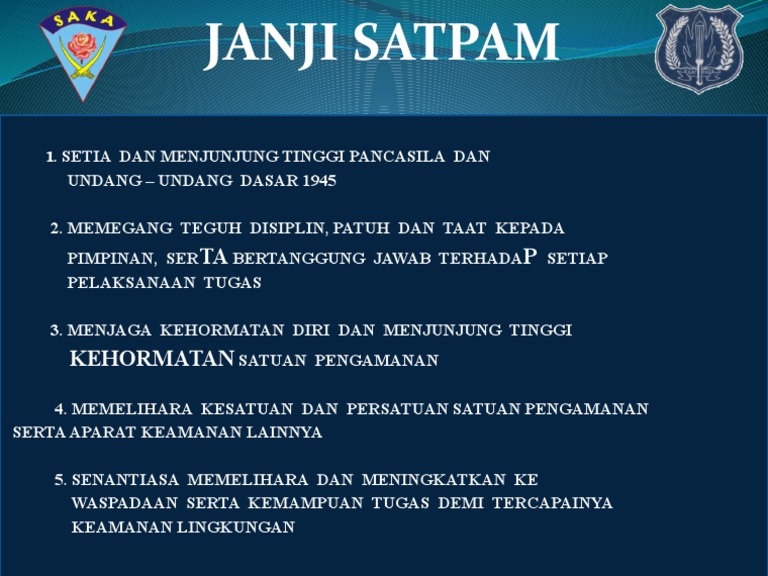 Janji Satpam | PDF