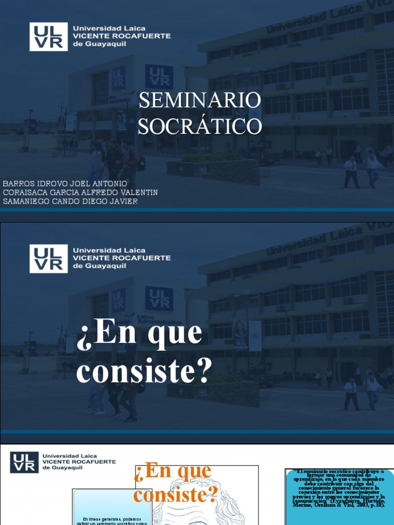 Seminario Socratico | PDF | Aprendizaje | Conocimiento