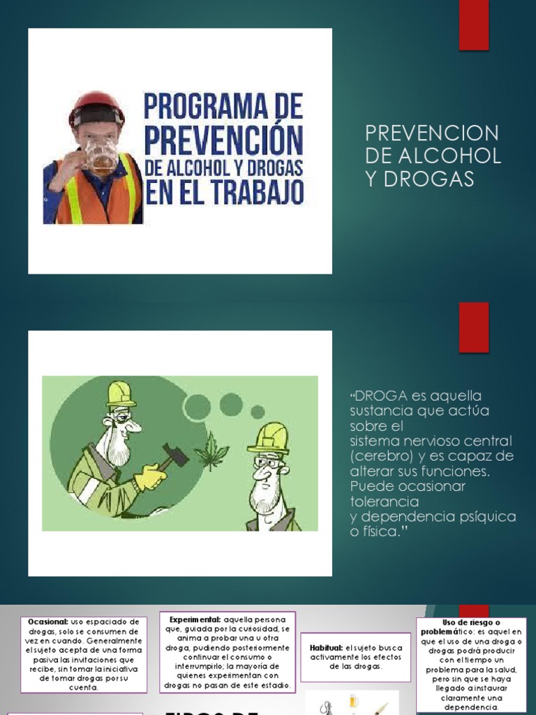 Prevencion de Alcohol y Drogas | PDF | La dependencia de sustancias | Alcoholismo