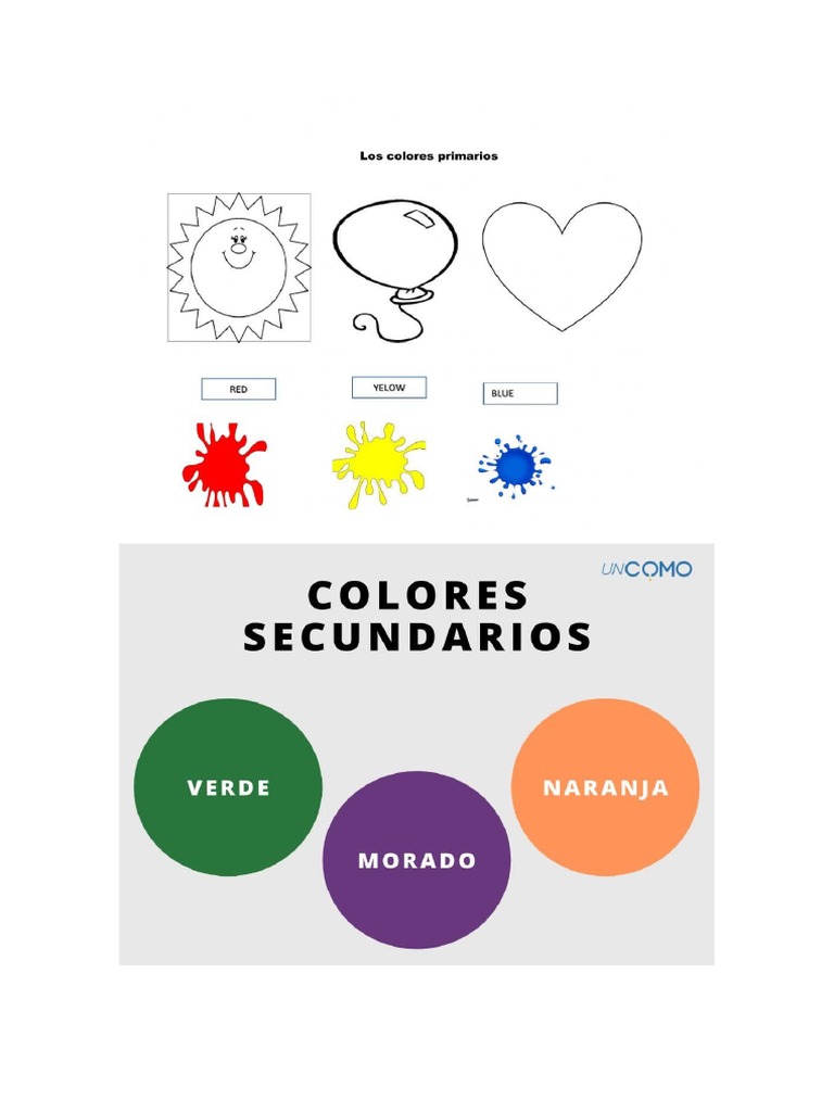 Colores Primaris, Secundarios y Terciarios | PDF
