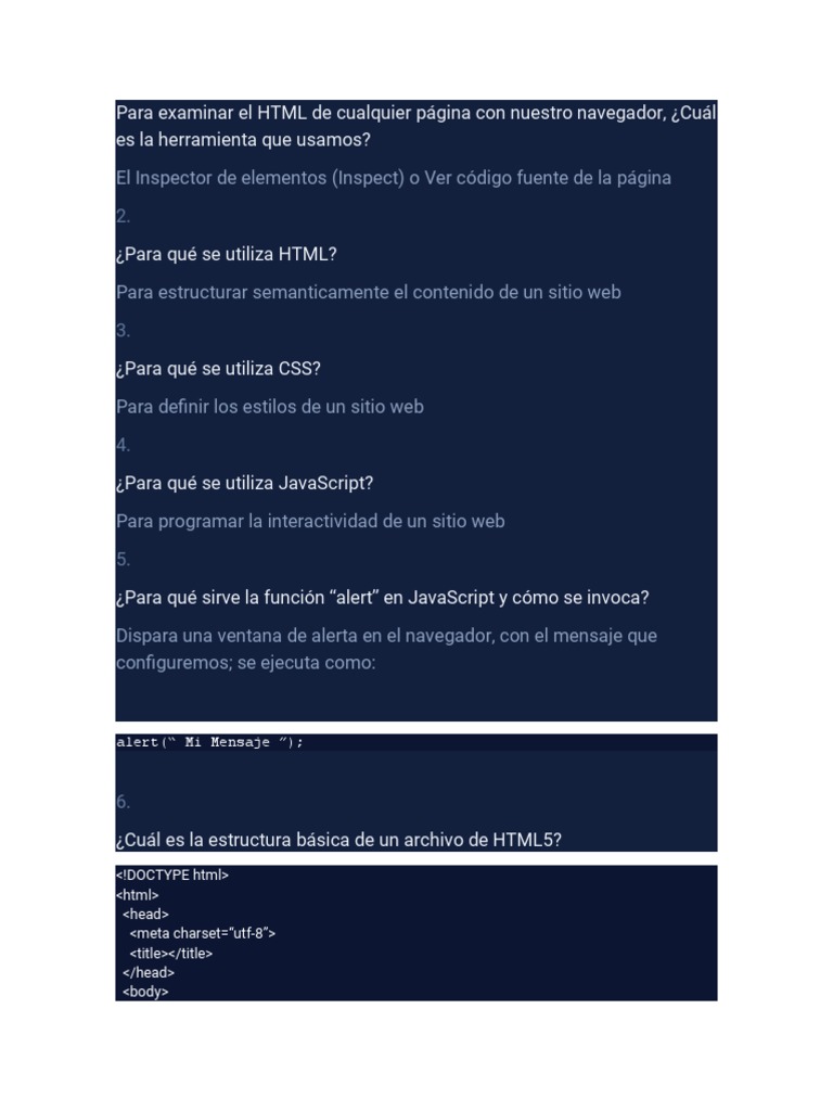 Examen Curso Basico de Progamacion | PDF | HTML | Script Java