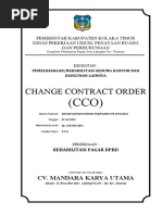 Draft Contoh CCO Dan Justifikasi Teknis | PDF | Teknologi & Rekayasa