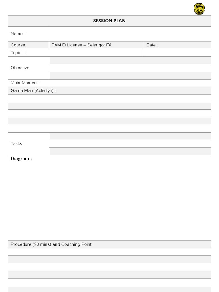 Template Session Plan | PDF | Computers