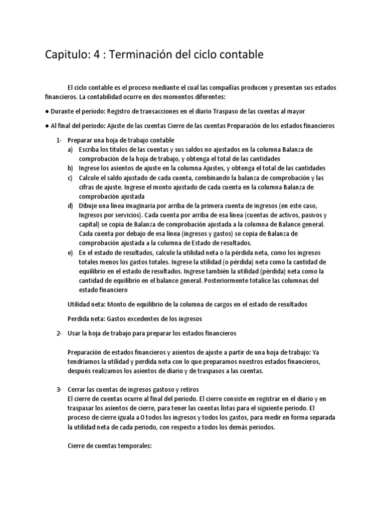 Resumen Tema 4 Cont. y Costos Industriales Diego Villarreal Fernandez | PDF | Contabilidad ...