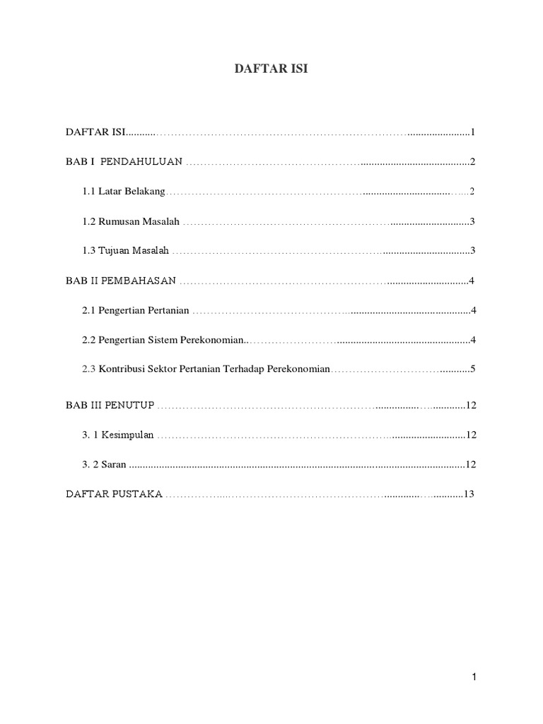 Kontribusi Sektor Pertanian Terhadap Perekonomian Berdasarkan Data Lima Tahun Terakhir | PDF ...