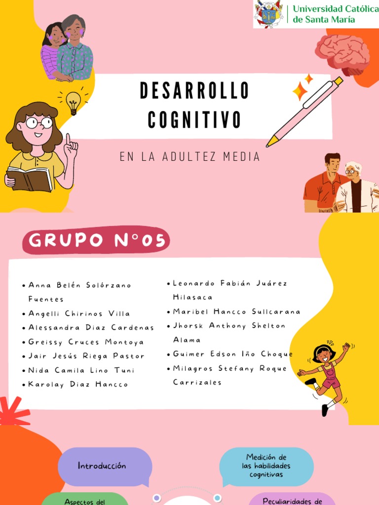 Desarrollo Cognoscitivo | PDF | Adultos | Inteligencia