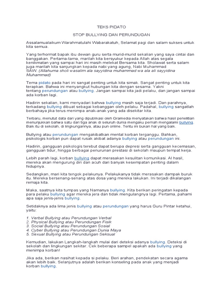 Teks Pidato | PDF