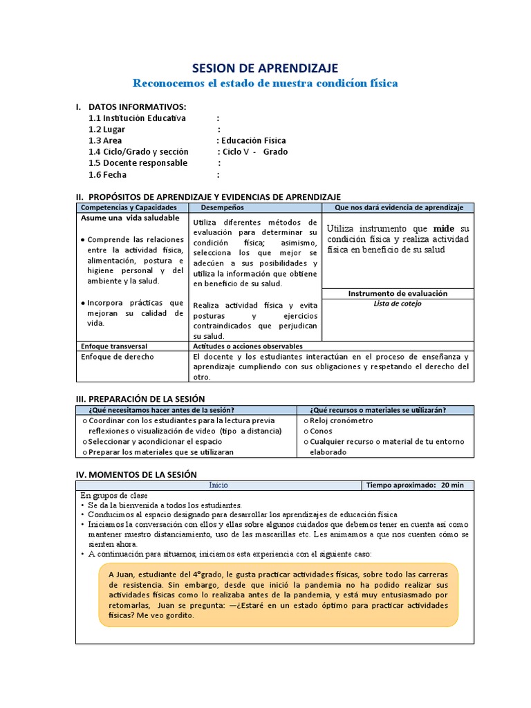Sesiòn V | Descargar gratis PDF | Aprendizaje | Evaluación