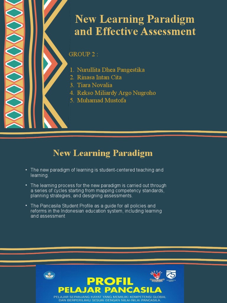 New Learning Paradigm And Effective Assessment Pdf Educational Assessment Learning