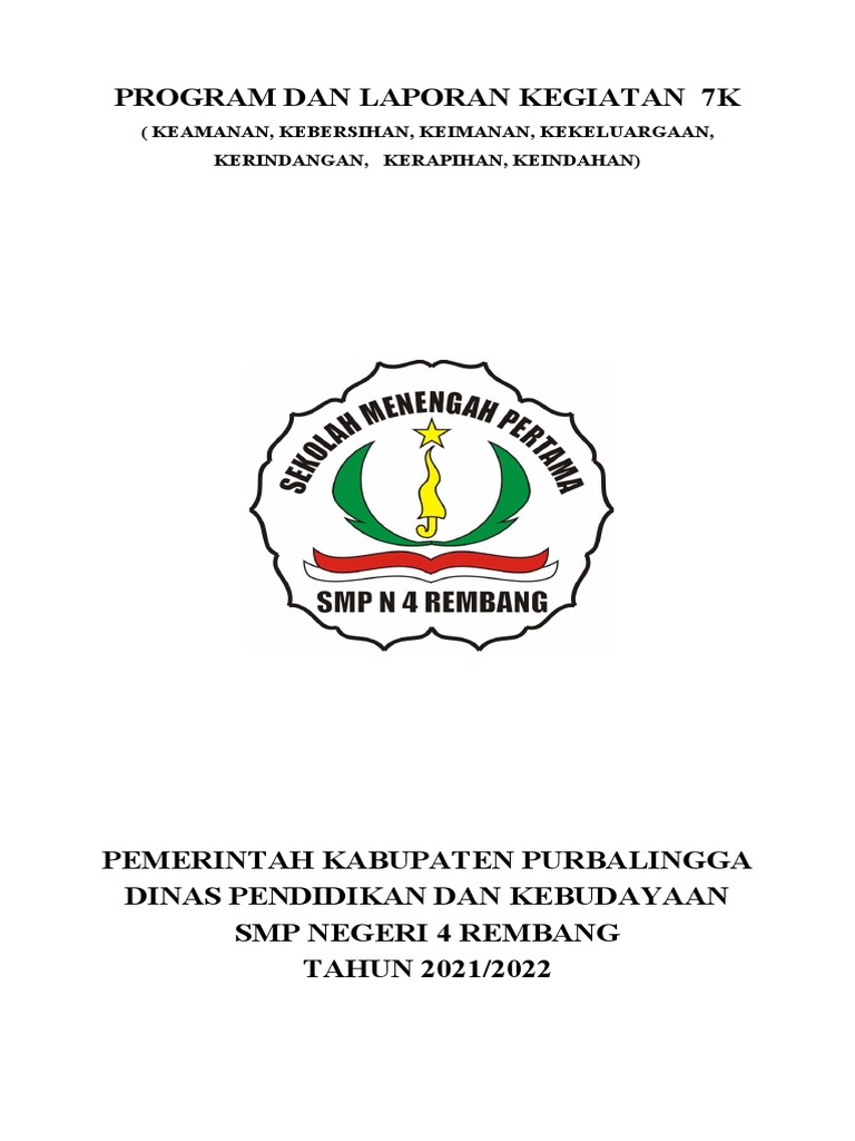Program 7K SMPN 4 Rembang 2021/22 | PDF