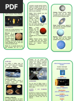 Sistema Solar - Tríptico | PDF | Dom | Planetas