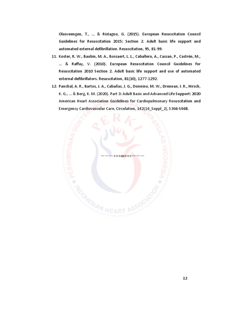 Buku Panduan ACLS Perki Cetakan 2021 - Hal 12 | PDF