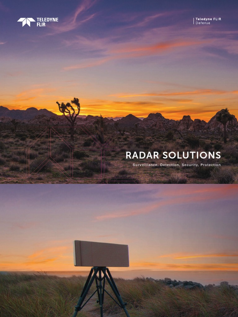 Radar Solutions Brochure | PDF | Radar | Unmanned Aerial Vehicle