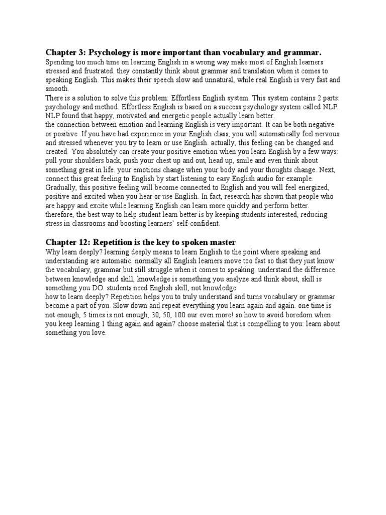 AJ Hoge Chapter 3 12 | PDF | Feeling | English Language