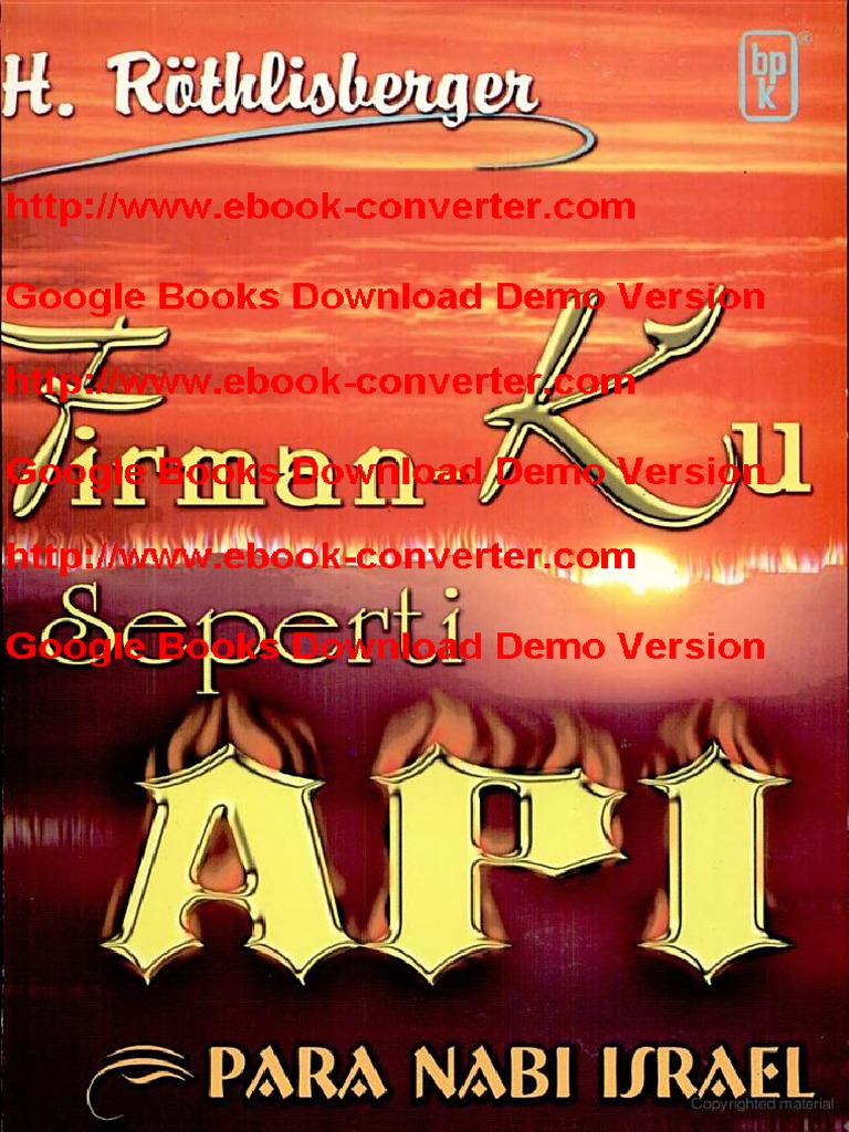 Firman-Ku Seperti API para Nabi Israel | PDF