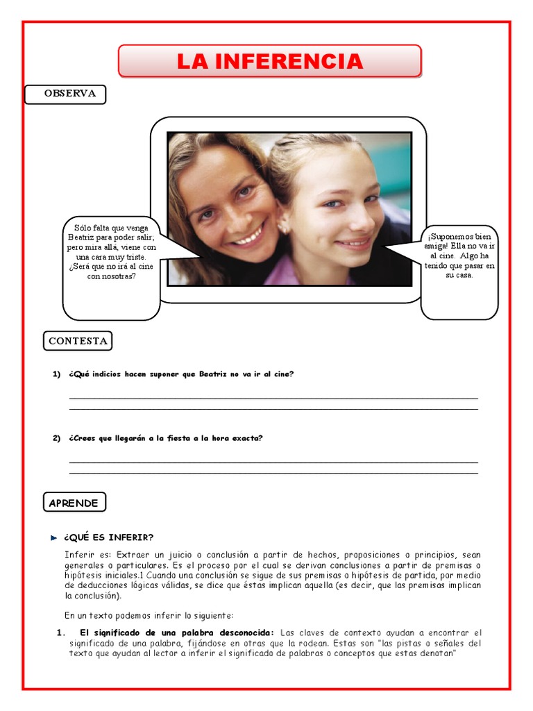 La Inferencia 12-11-2022 | PDF | Inferencia