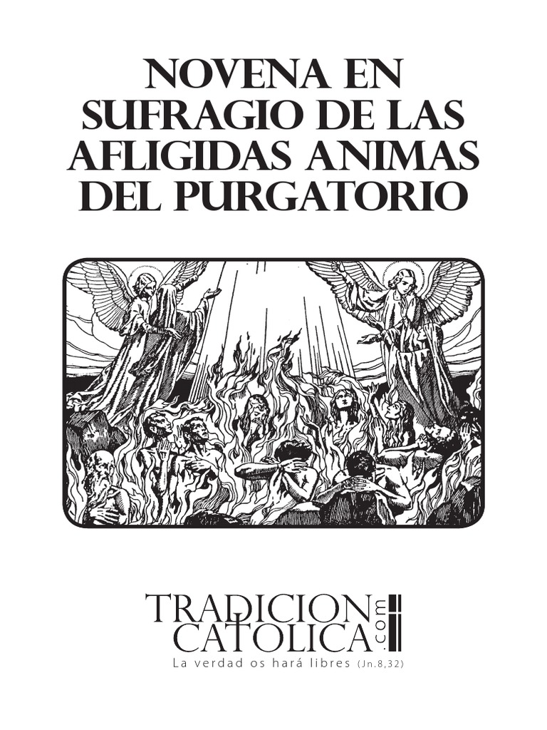 Novena A Las Almas Del Purgatorio | PDF | Purgatorio | Pecado