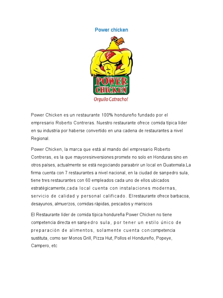 Power Chicken Aporte | PDF | Marca | Facebook