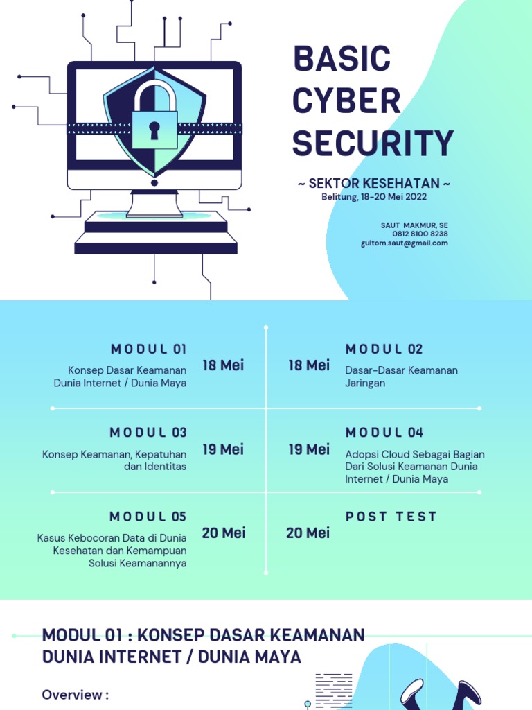 Modul 01 Konsep Dasar Keamanan Dunia Internet | PDF | Bisnis