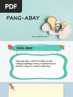 Pang-Abay Na Panang-Ayon at Pananggi | PDF