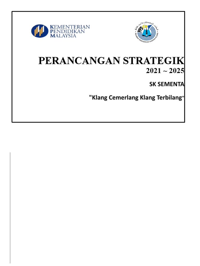 Tapak Pelan Strategik 2021-2025 | PDF