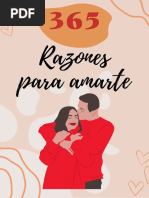 100 Razones Por Las Que Te Amo | PDF | Amor | Ocio