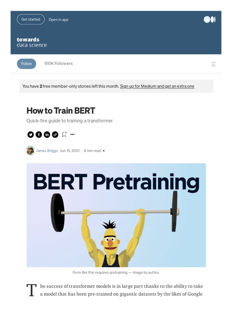 How To Train Bert | PDF | Computing | Systems Science