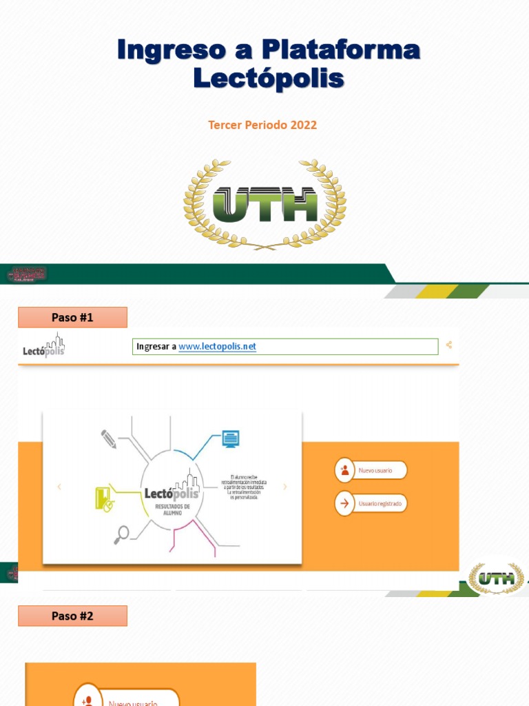 Ingreso Plataforma Lectopolis | PDF | Crecimiento personal y profesional