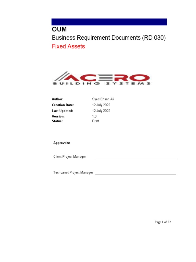 Fixed Assets Process Overview in Oracle | PDF | Depreciation | Accounts ...
