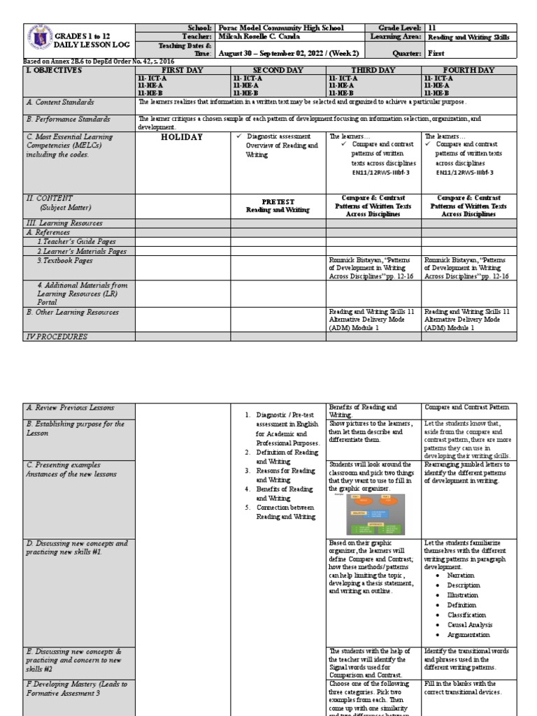 Rws-Week 2 | PDF | Literacy | Communication
