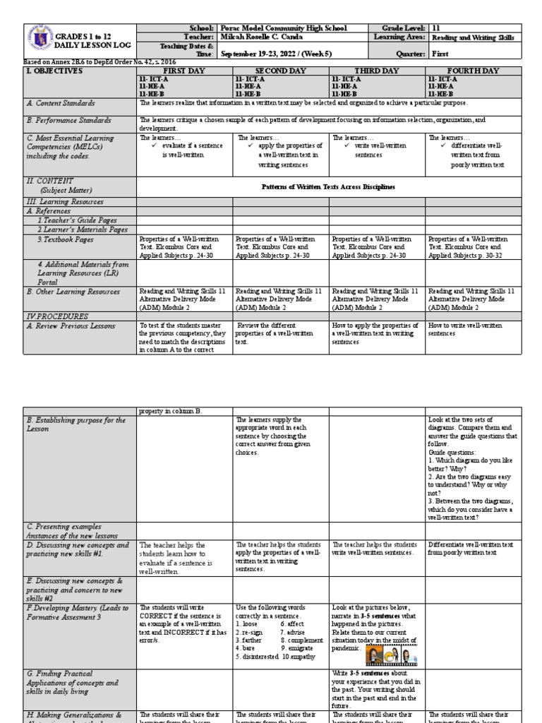 Rws-Week 5 | PDF | Teachers | Learning